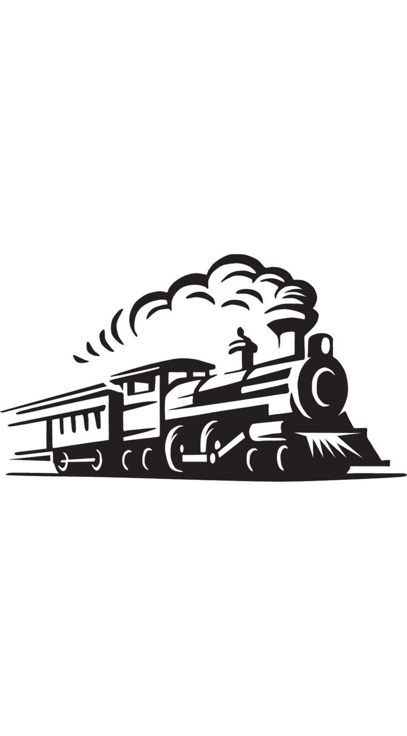 Train Vinyl Decal Sticker - Etsy