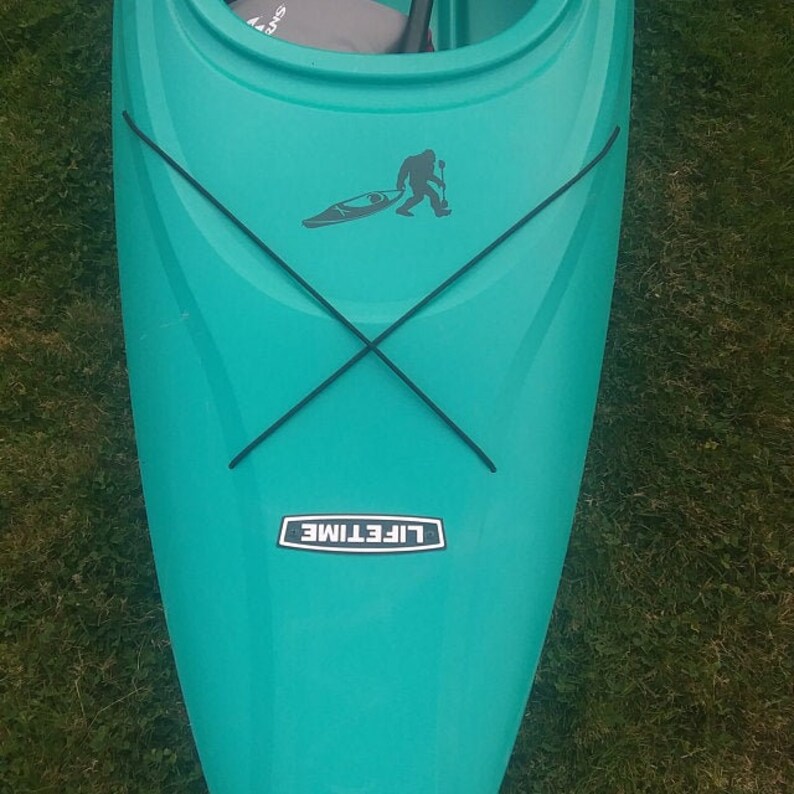 Bigfoot Kayak Vinyl Decal Sticker | Etsy