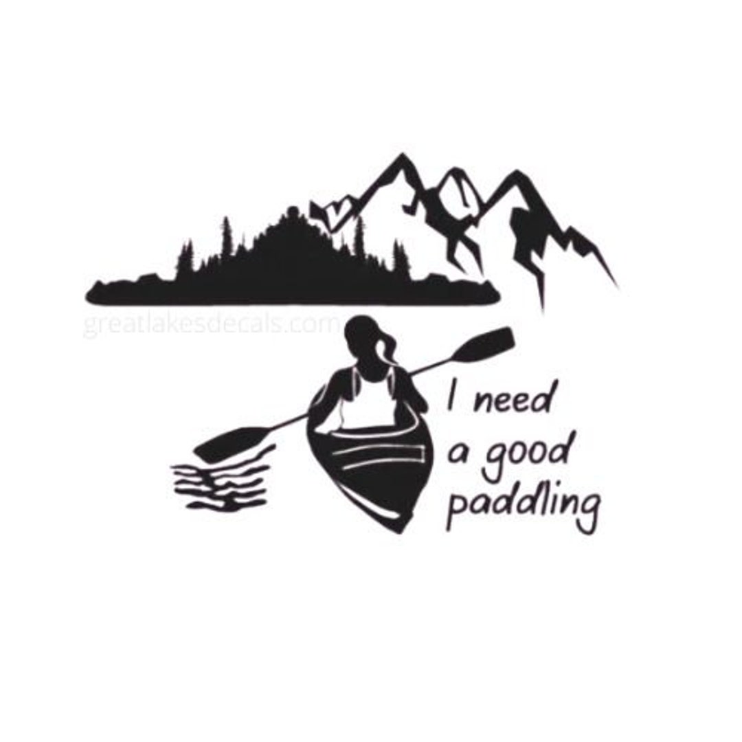 Kayak Vinyl Decal Sticker - Etsy