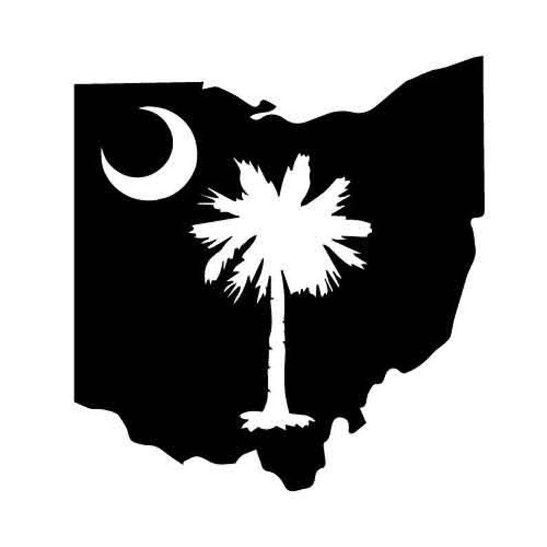 Ohio South Carolina Vinyl Decal Sticker - Etsy