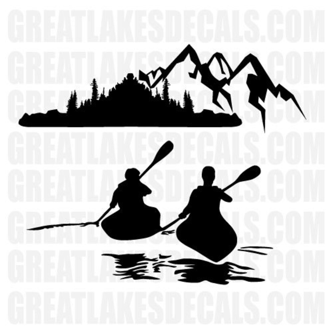 Kayak Vinyl Decal Sticker - Etsy