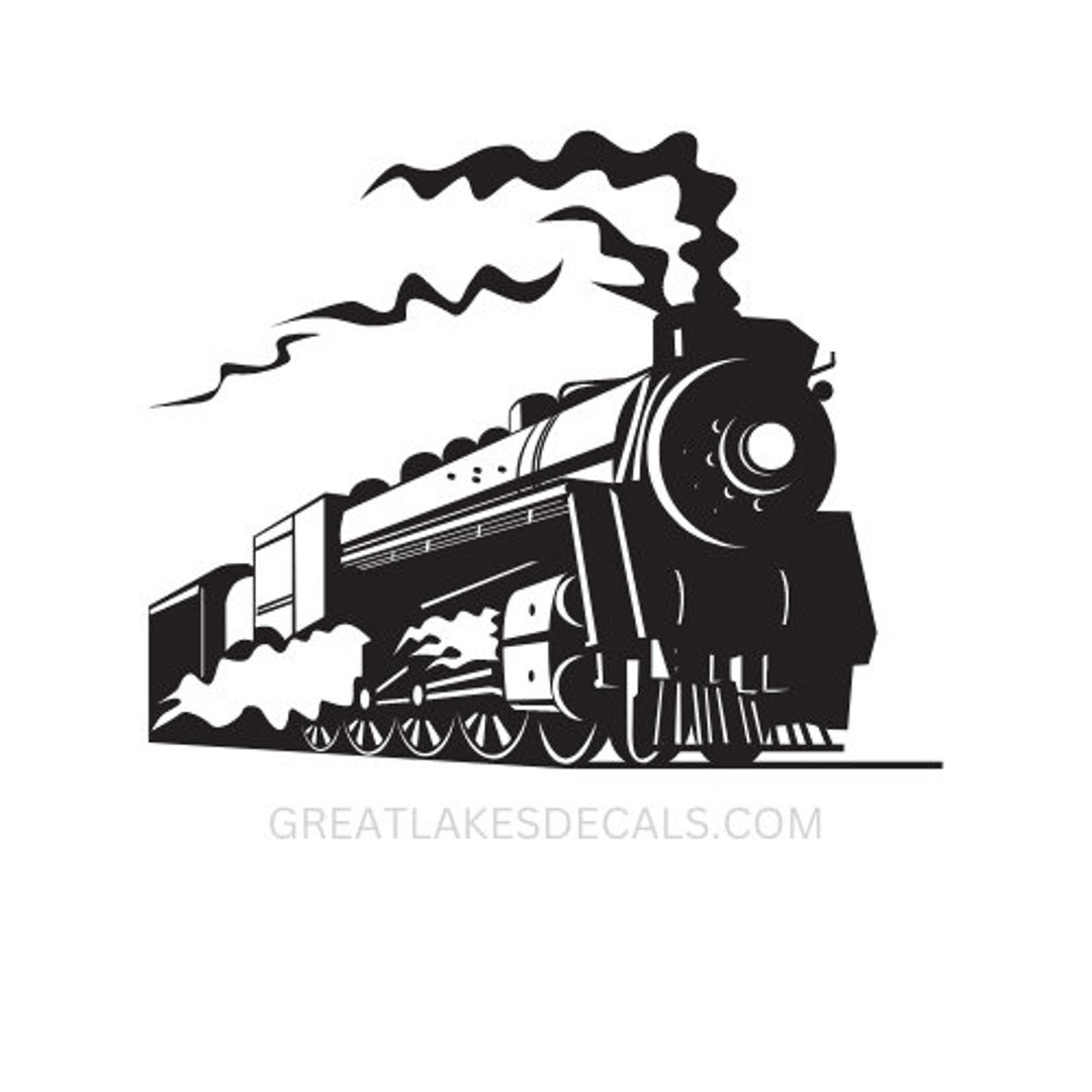 Train Vinyl Decal Sticker - Etsy