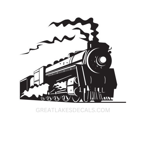 Train Vinyl Decal Sticker - Etsy