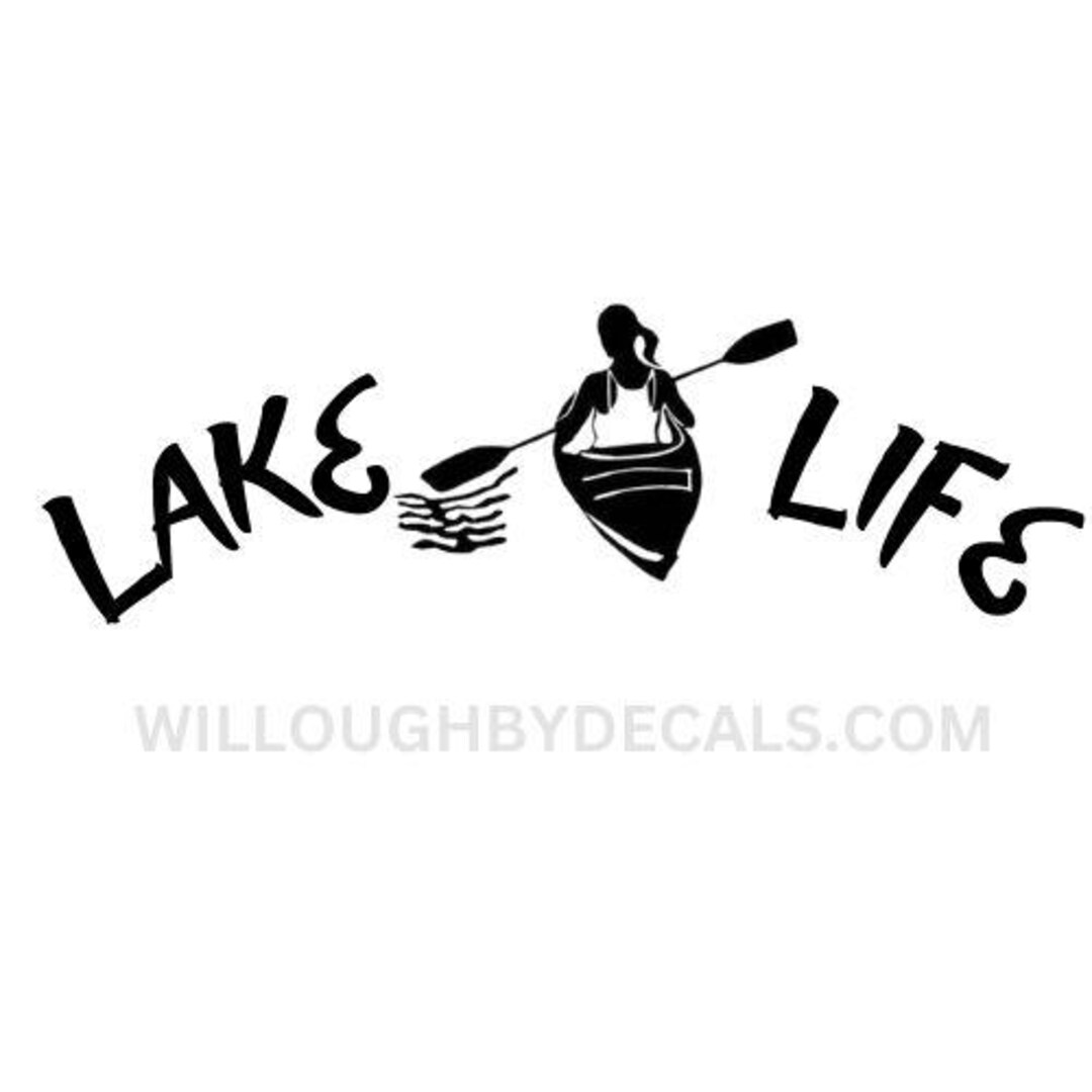 Lake Life Vinyl Decal Sticker - Etsy