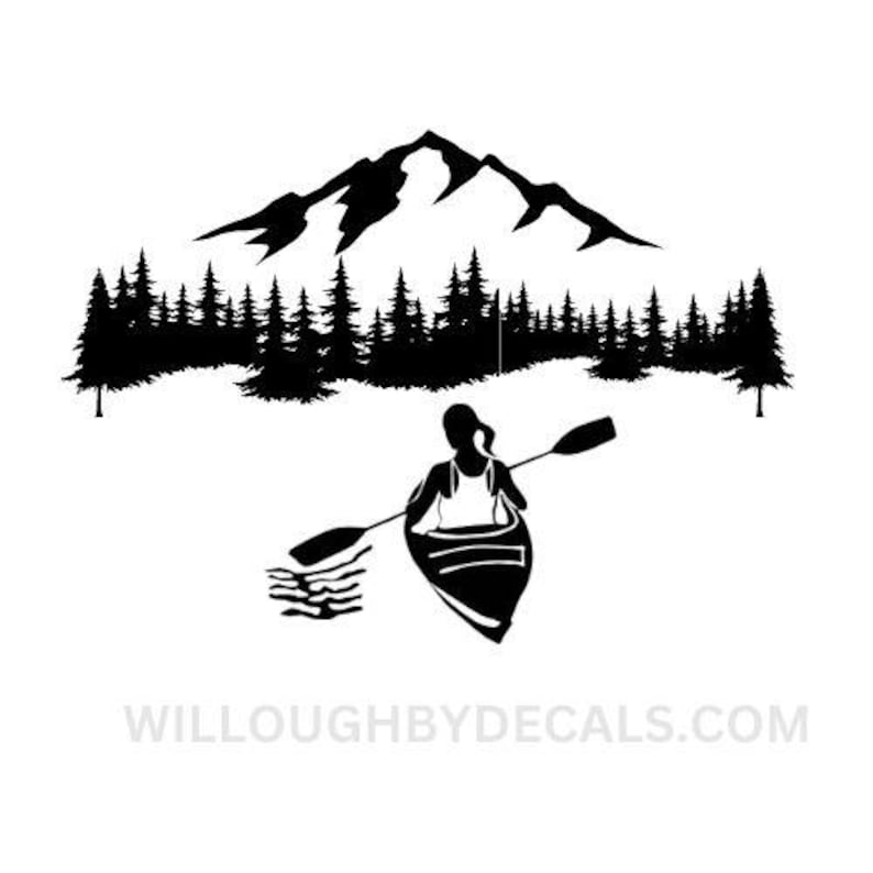 Kayak Vinyl Decal Sticker - Etsy