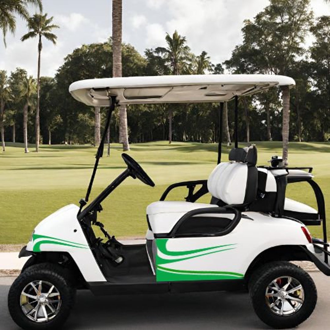 Golf Cart Vinyl Decal Kit - Etsy