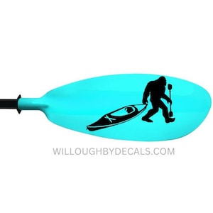Bigfoot Kayak Vinyl Decal Sticker - Etsy