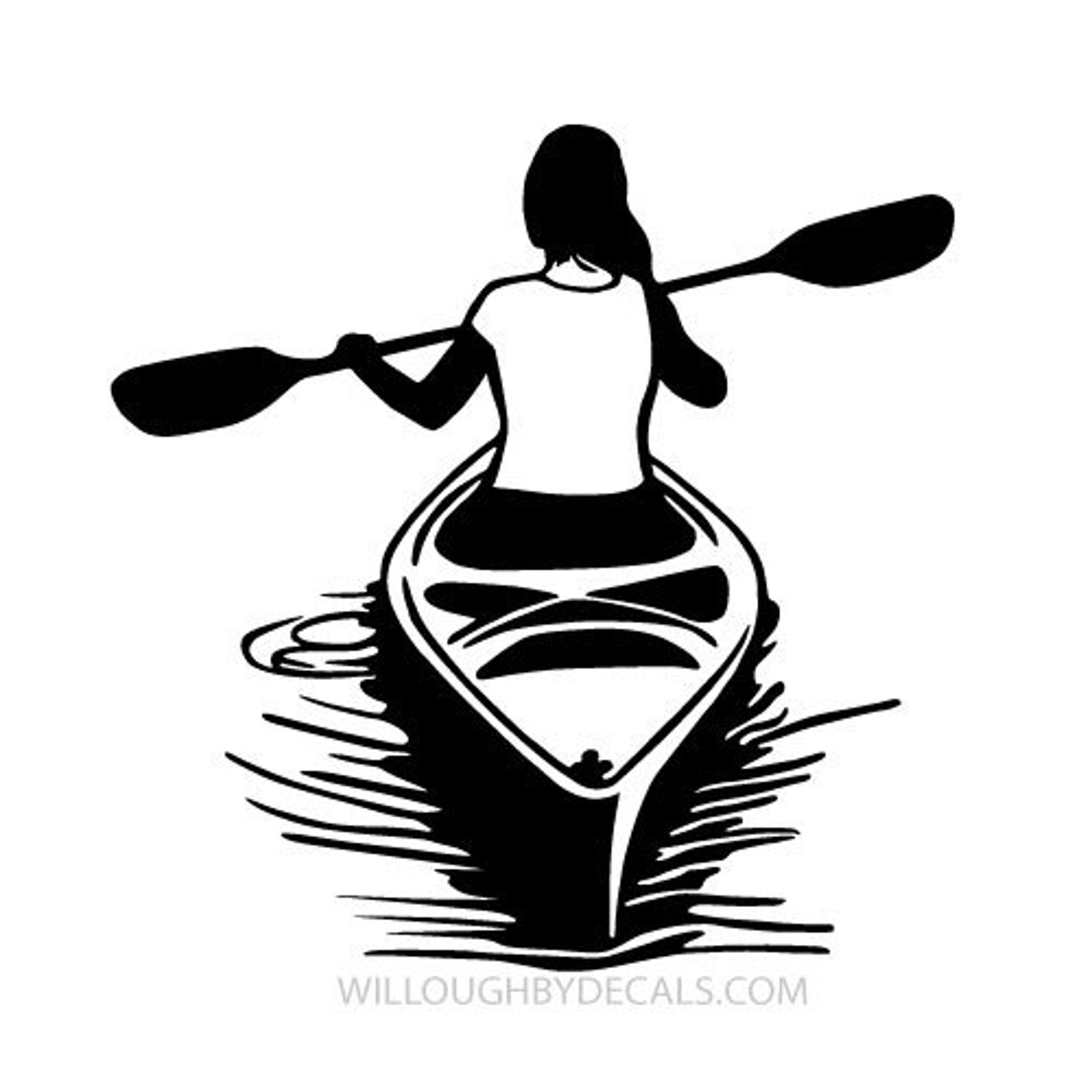 Kayak Vinyl Decal Sticker - Etsy