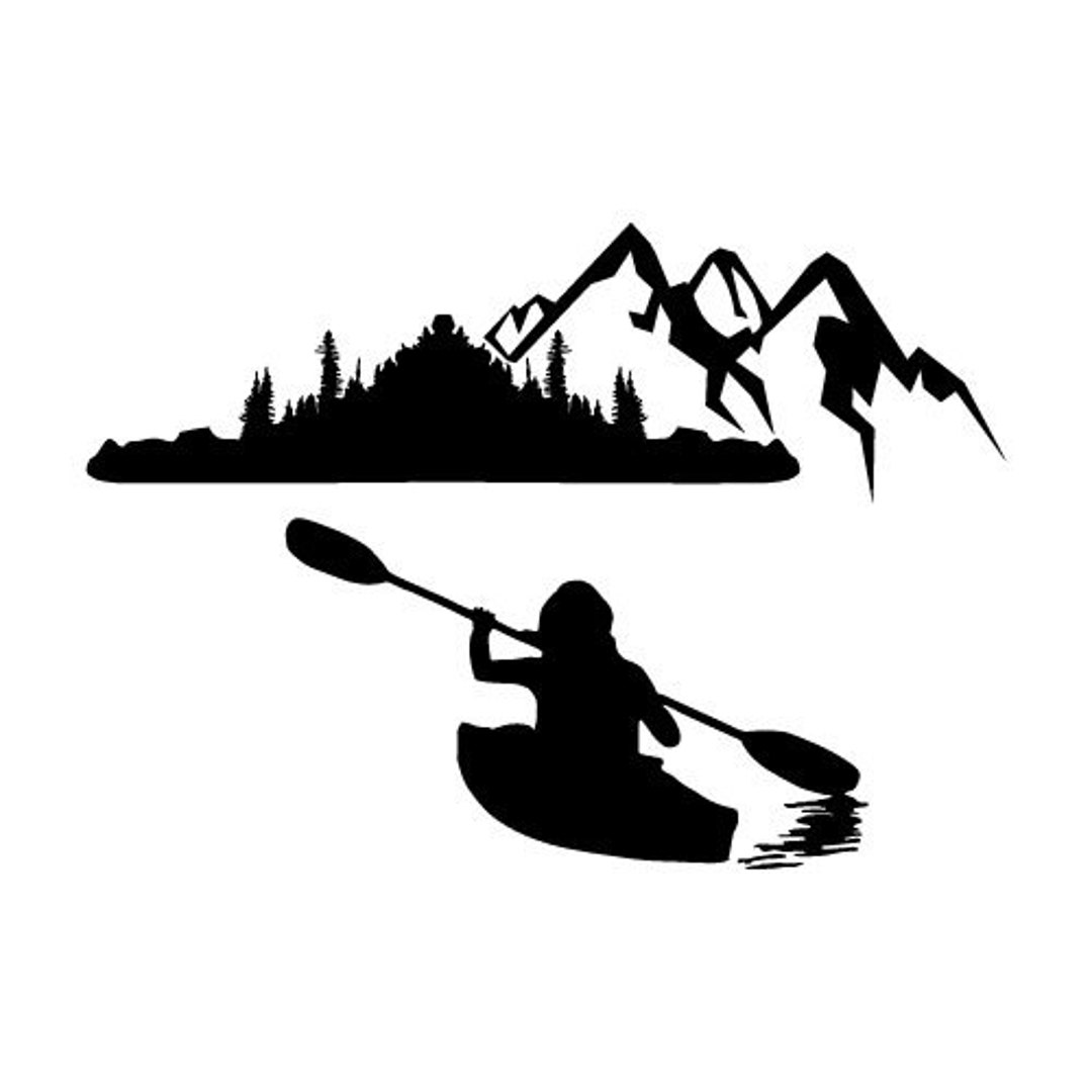 Kayak Vinyl Decal Sticker - Etsy