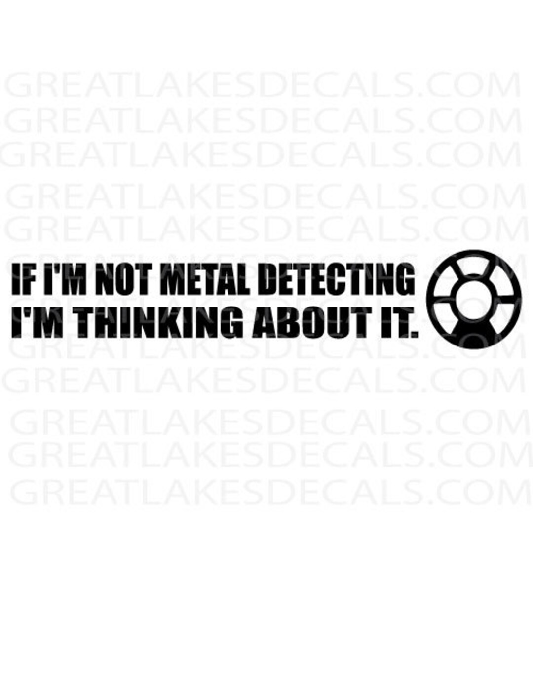 Metal Detecting Vinyl Decal Sticker - Etsy
