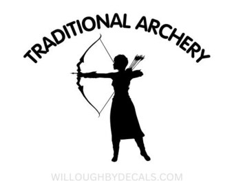 Traditional Archery Vinyl Decal Sticker - Etsy
