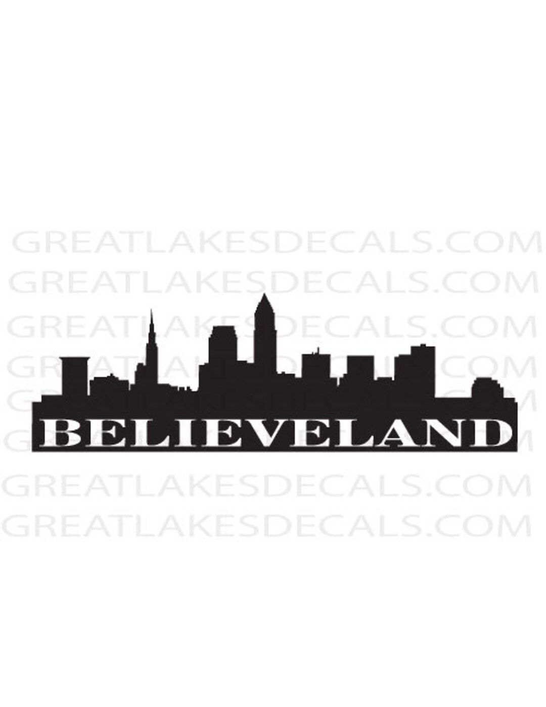 Cleveland Ohio Vinyl Decal Sticker - Etsy
