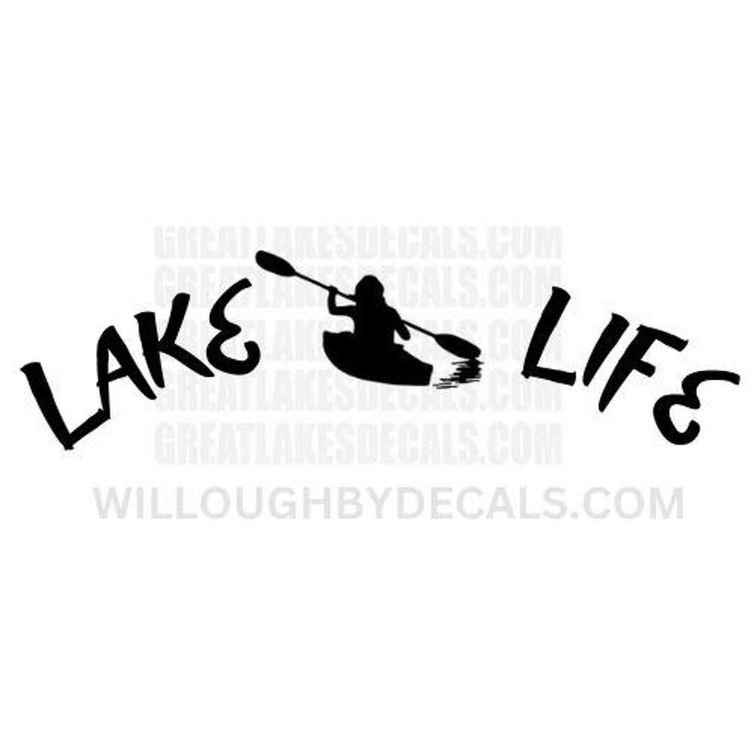 Lake Life Vinyl Decal Sticker - Etsy