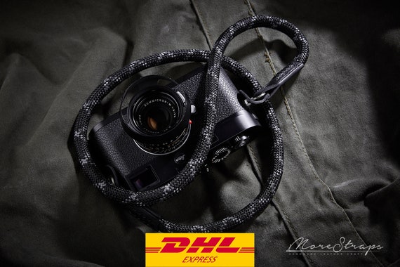 11mm Climbing Rope Camera strap Coal Python Free DHL | Etsy