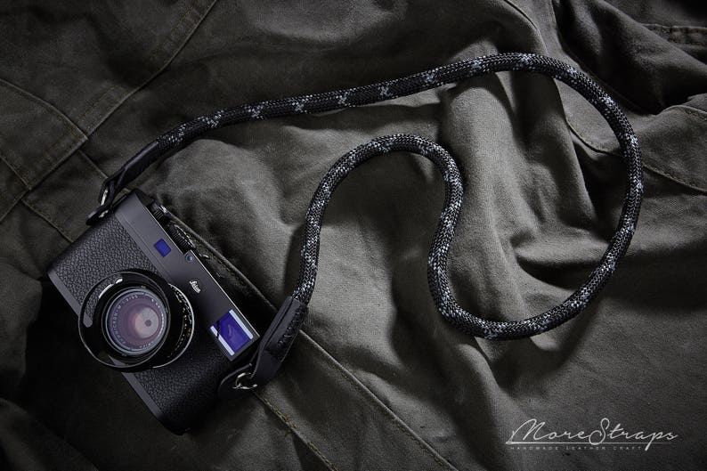 11mm Climbing Rope Camera strap Coal Python Free DHL | Etsy