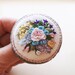 Rococo Brooch, Embroidered Brooch, Handmade Brooch, Vintage Style ...