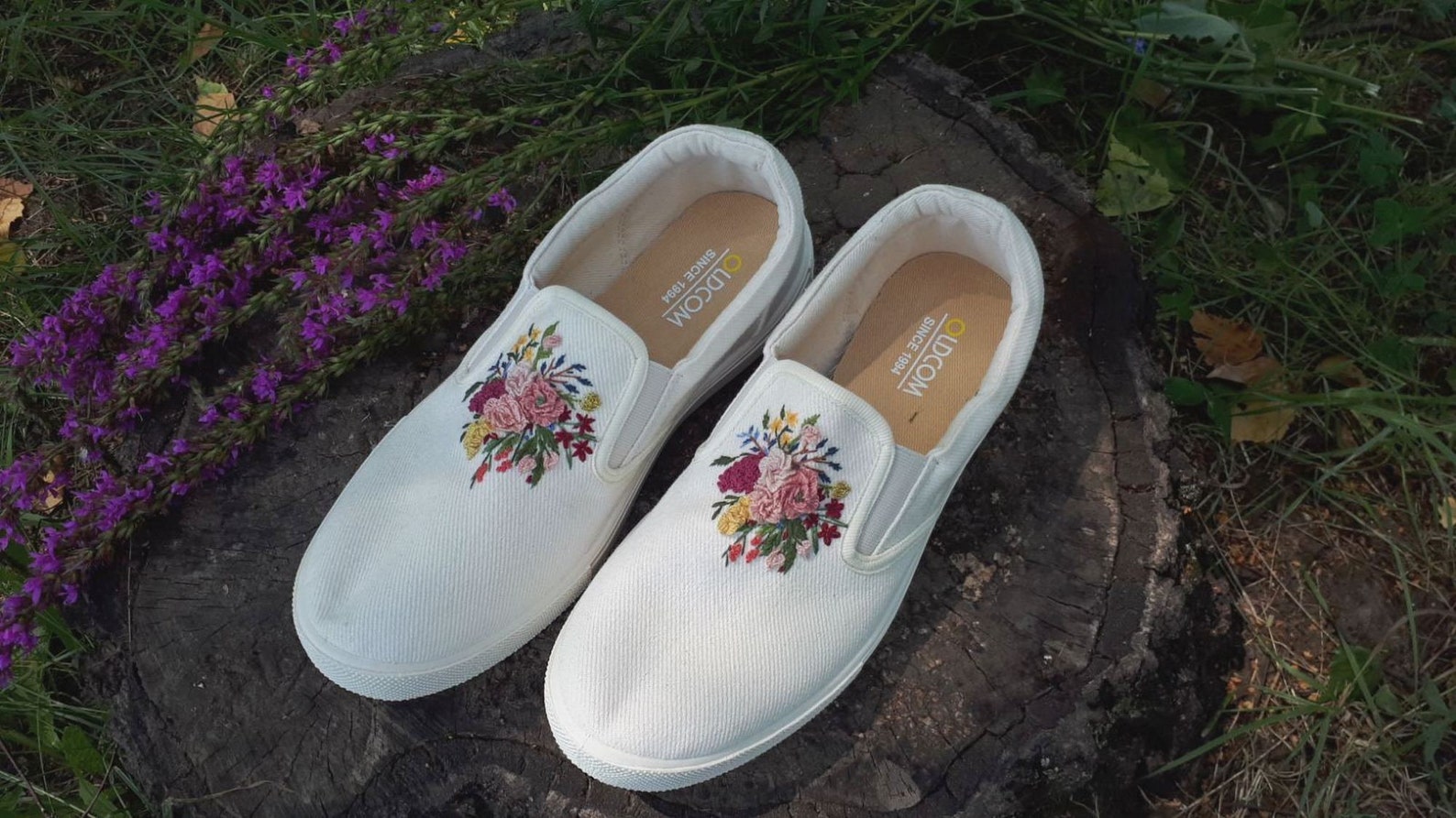 Hand Embroidered Canvas Shoes, Embroidered Shoes - Etsy