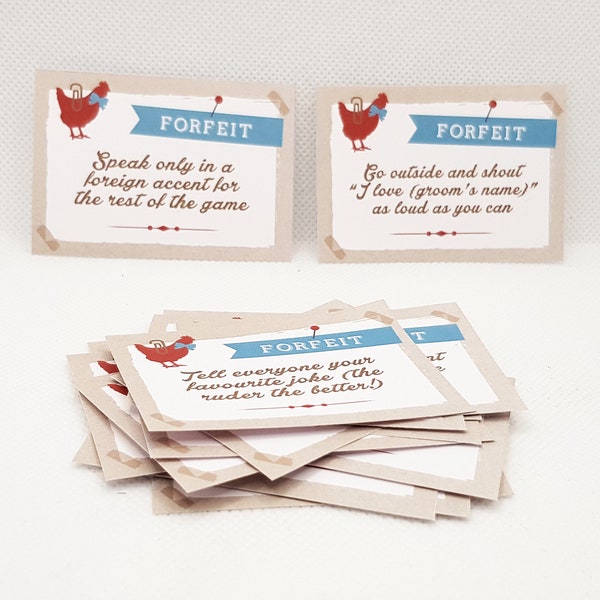 Hen Party Forfeits - Etsy