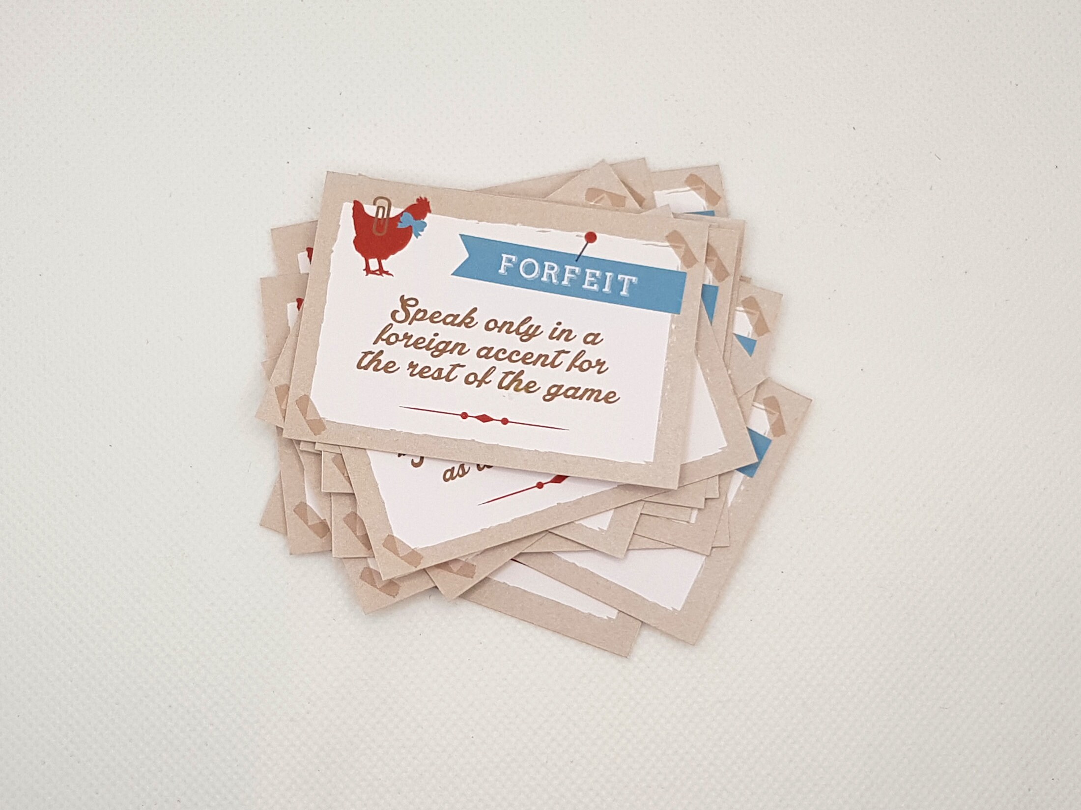 Printable Hen Party Forfeit Cards Vintage Chicks & Bows - Etsy