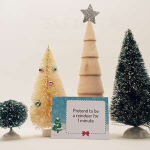 Printable Christmas Forfeit Cards Party Game Vintage - Etsy Australia