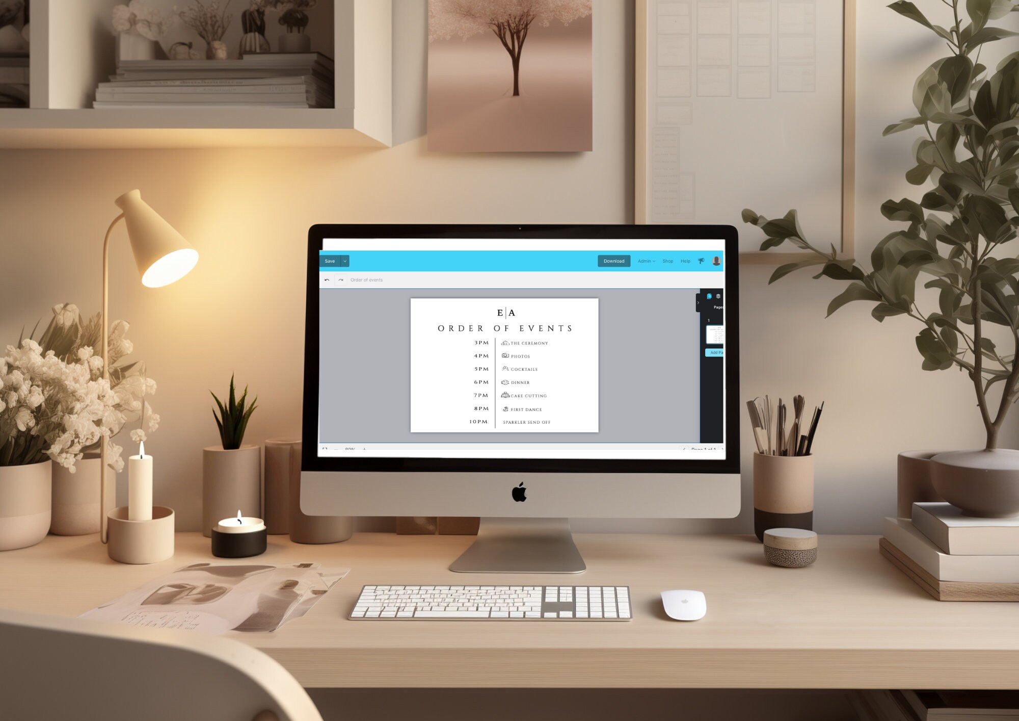 Order of Events, Timeline Icons, Ceremony Timeline, Printable Timeline ...