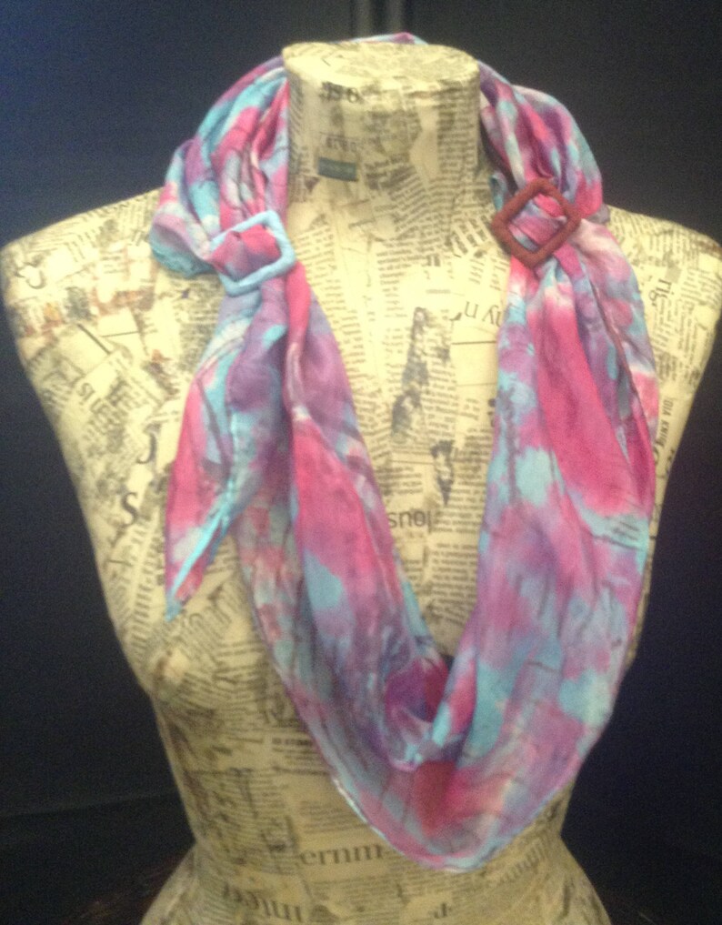 Small Rectangular Scarf Ring, Scarf Holder, Scarf Slider, or Scarf Cuff ...