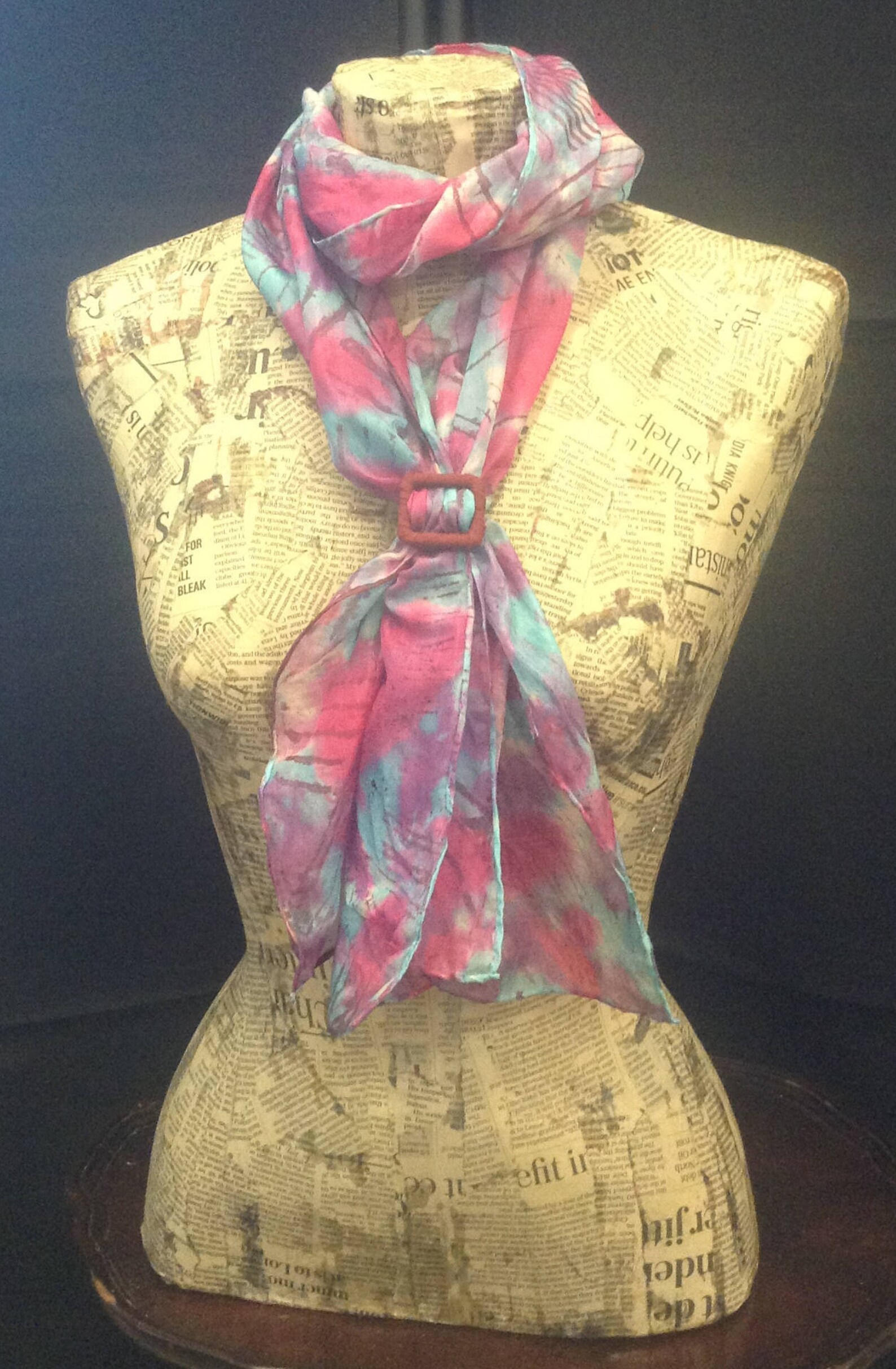 Small Rectangular Scarf Ring, Scarf Holder, Scarf Slider, or Scarf Cuff ...