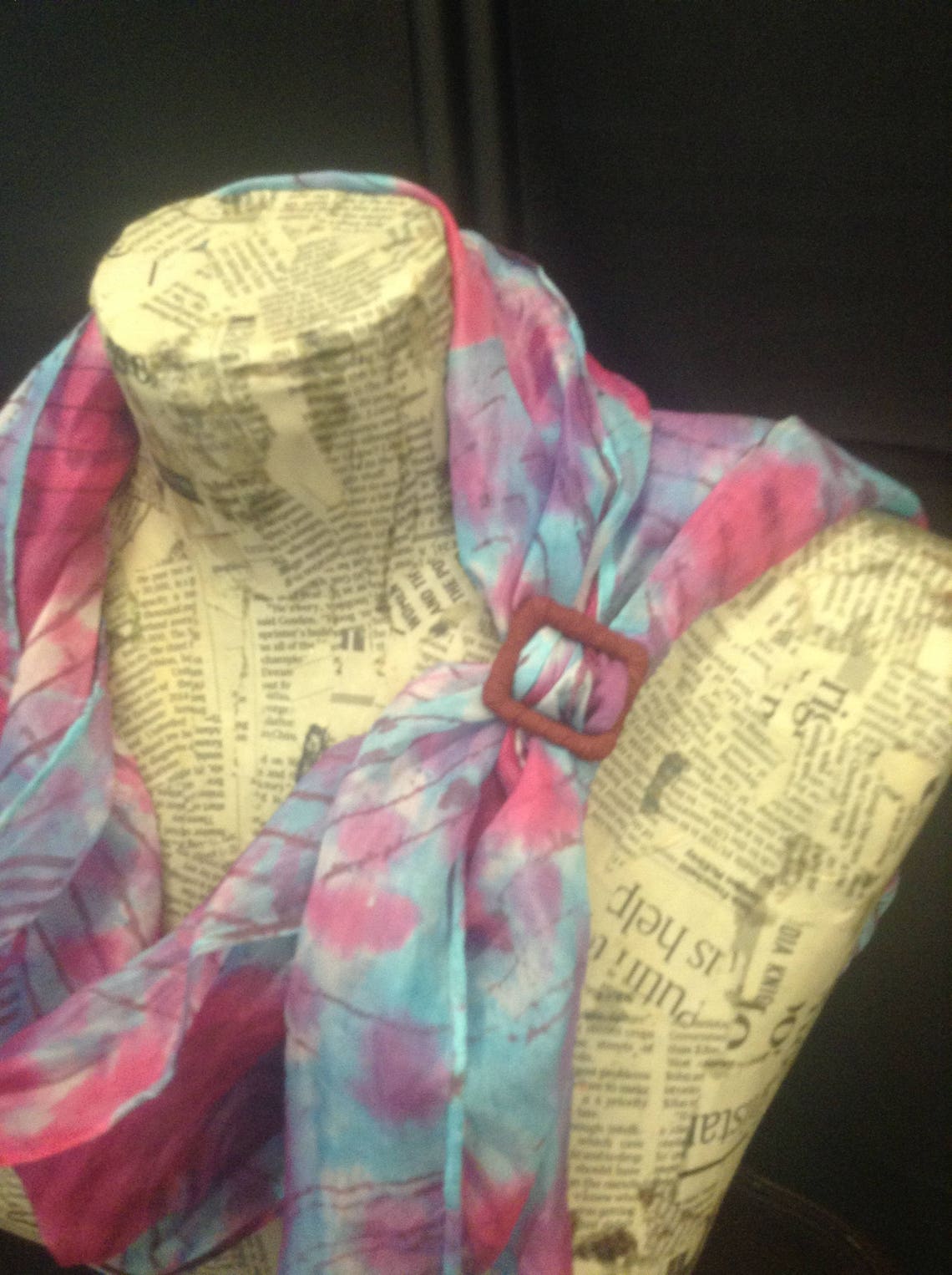 Small Rectangular Scarf Ring Scarf Holder Scarf Slider or - Etsy