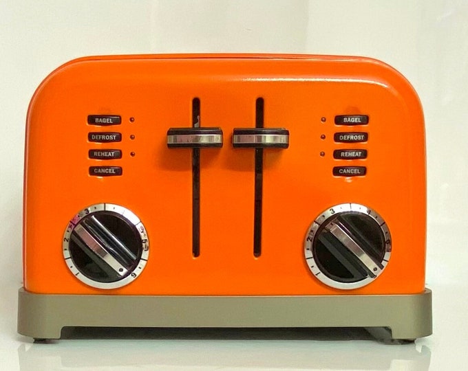 Orange Retro Style Cuisinart Toaster , Orange Cuisinart Toaster, 4 ...