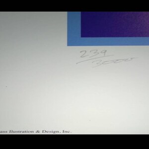 2000 Nascar Sam Bass Lithograph Hand Signed #239/3000 Andretti ...