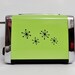 Green Apple Retro Style Toaster With Black Starburst wide - Etsy