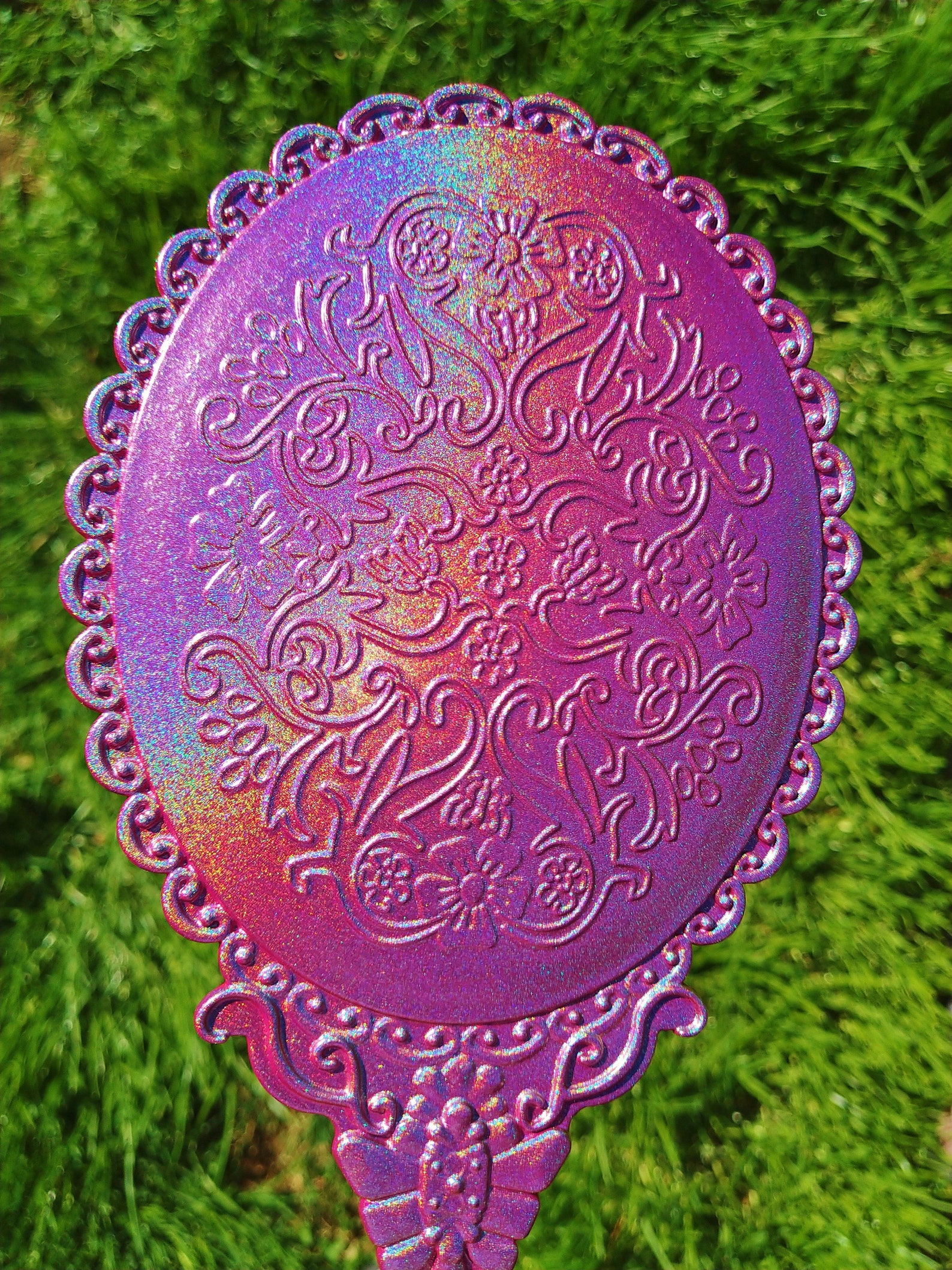 Pink Holographic Mirrors, Pink Holographic Mirror, Pink Iridescent ...