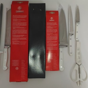 Mundial Knife Block Set, Cobalt Blue Kitchenaid, Mundial Knife Set ...