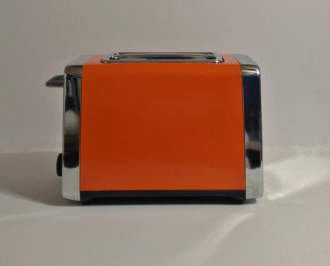 Pumpkin Orange Retro Style Toaster Orange Retro Toaster Wide | Etsy