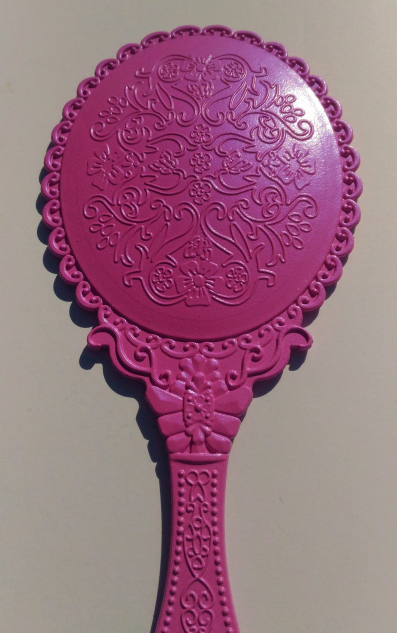 New Miami Pink Pearl Hand Held Mirrors, Pearl Pink Handheld Mirrors ...