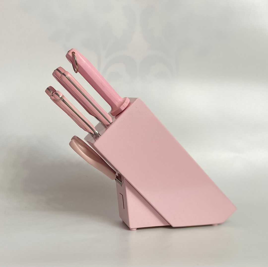 Pink Mundial Knife Block 5100 Series 10 Piece Set, Extremely Rare ...