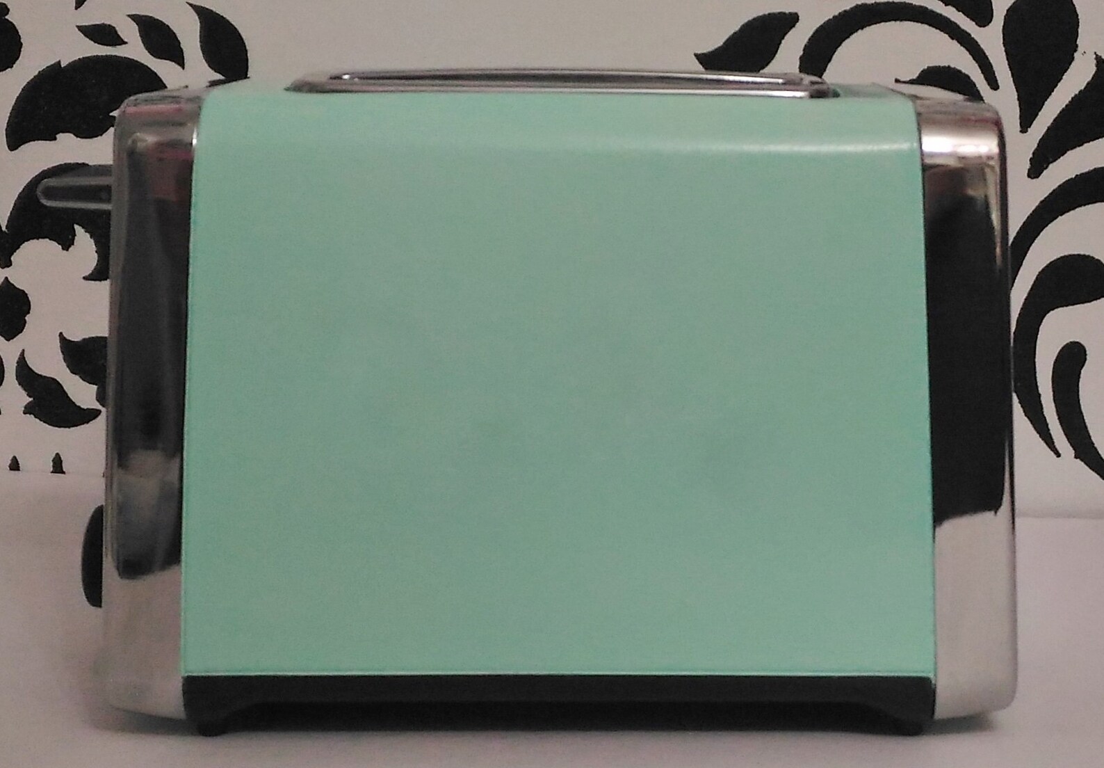 Mint Green Retro Toaster With Black Starburst wide Slot - Etsy