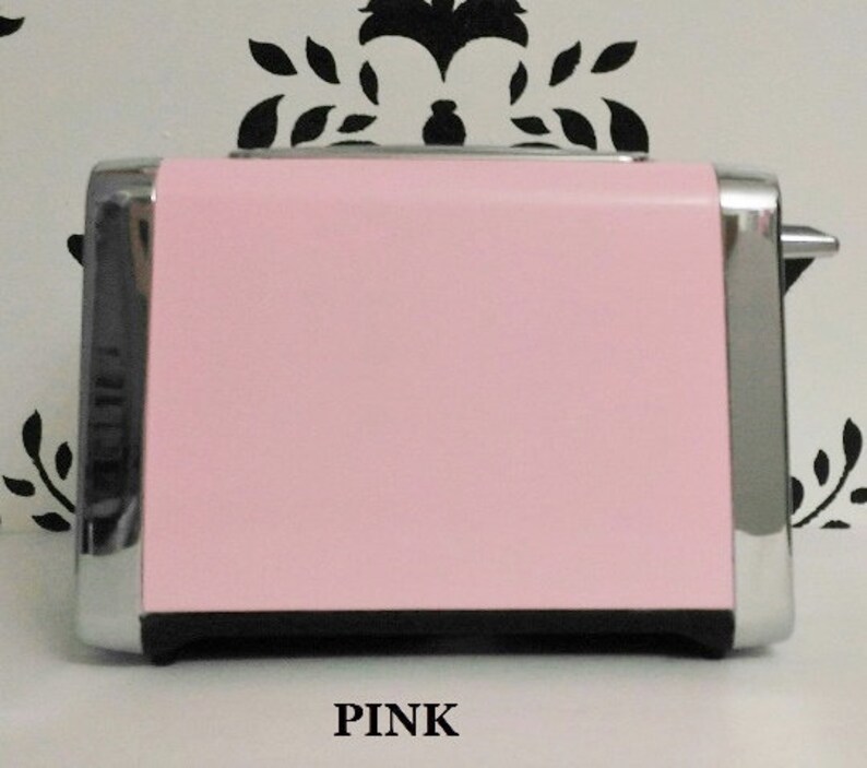 Pink Retro Style Toaster With Black Starburst wide Slot - Etsy