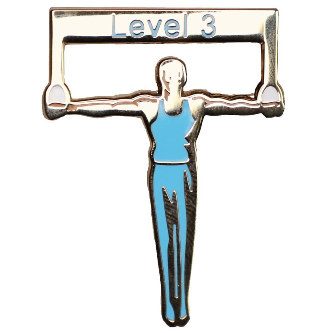 Boys/mens Gymnastics Level Pins - Levels 3-8 - Etsy