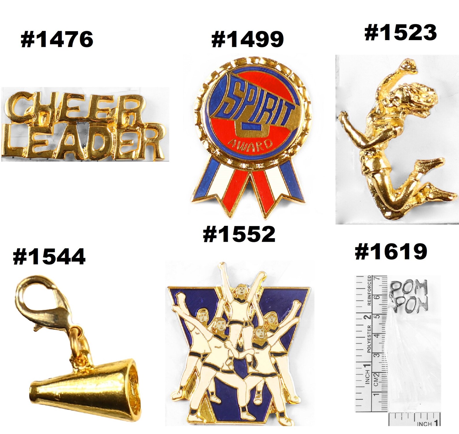 Cheerleading Pins - Variety to Choose From - Etsy