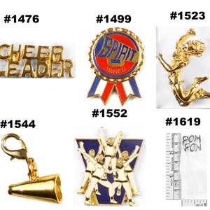 Cheerleading Pins - Variety to Choose From - Etsy