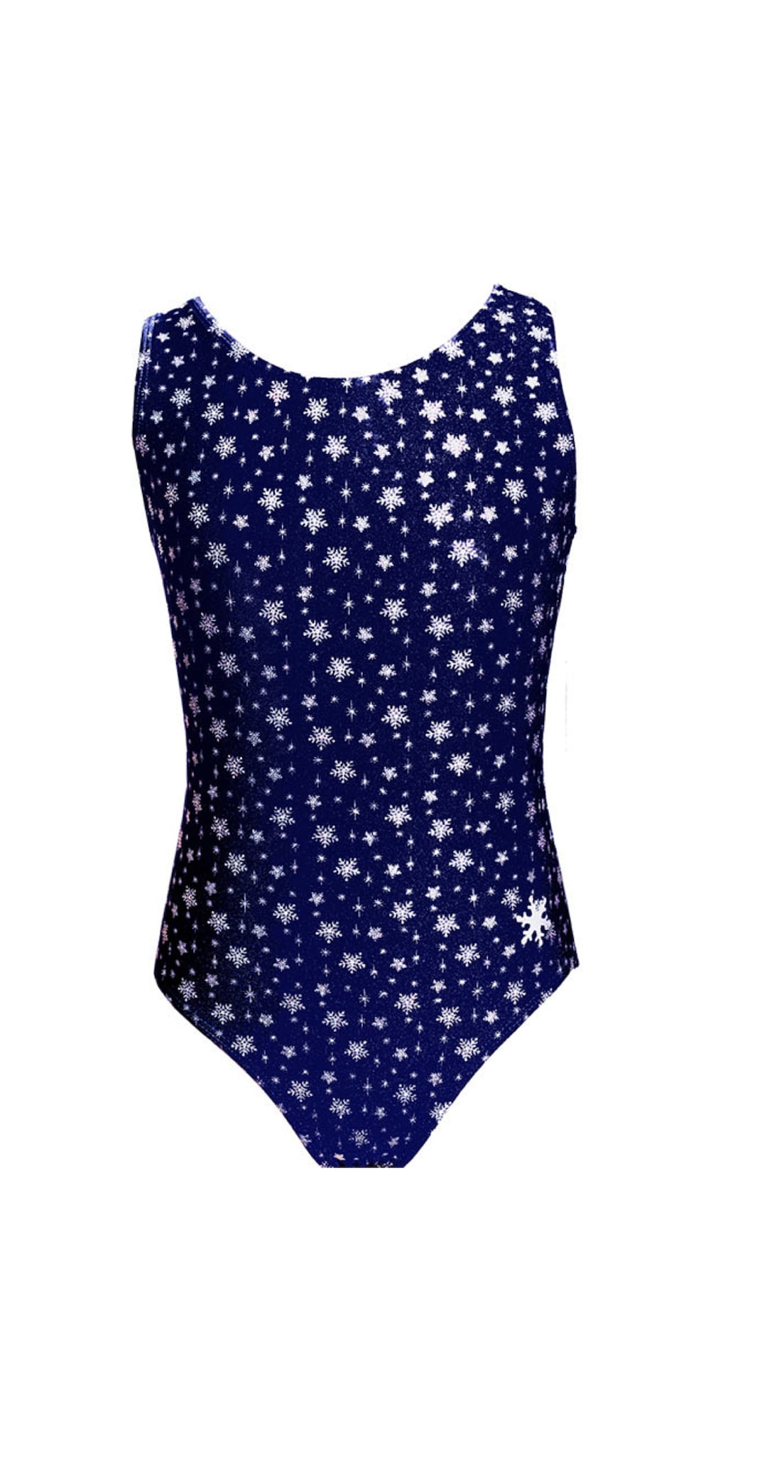 Falling Snowflake Gymnastics Leotard by Snowflake Designs - Etsy