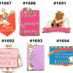 Cheerleading Pins - Variety to Choose From - Etsy