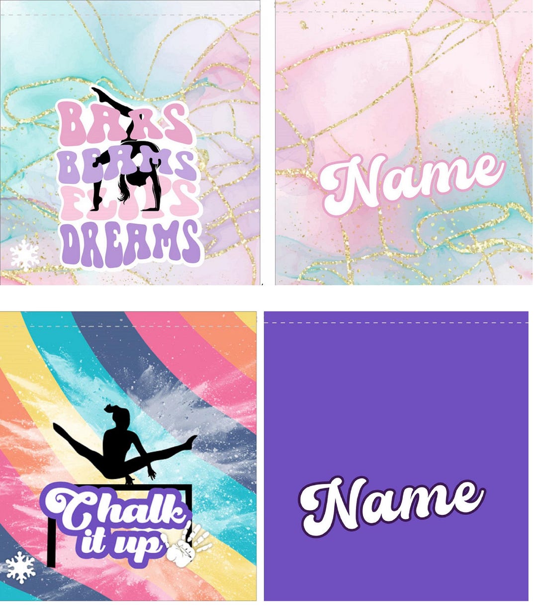 Personalized Gymnastics Grip Bag - 18 Designs to Choose From - Etsy
