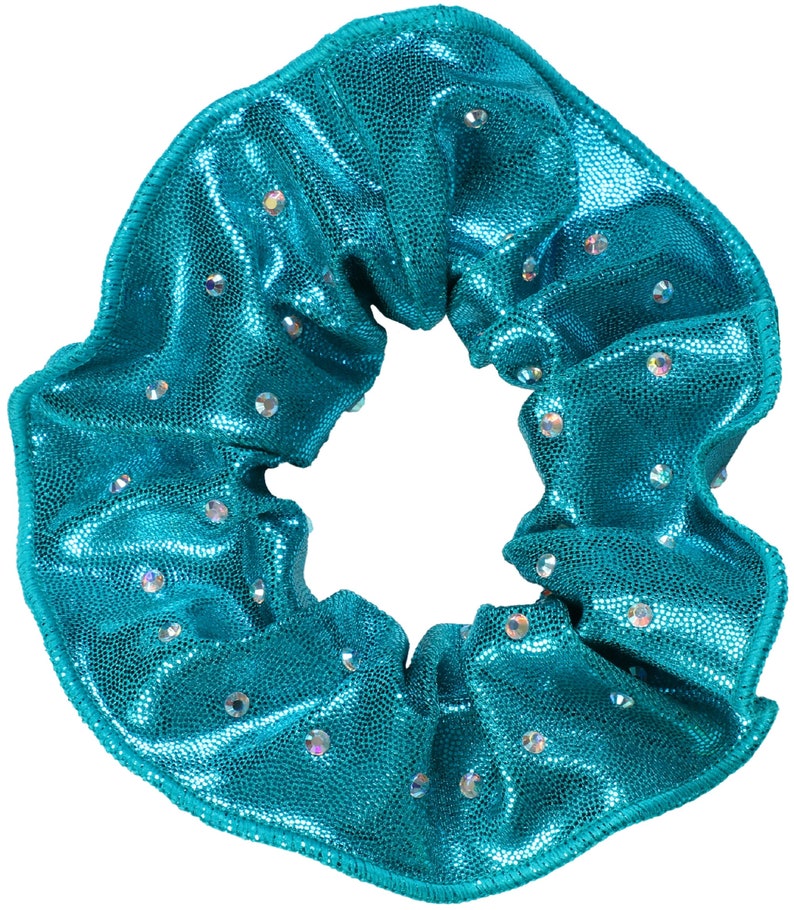 Mystique Hair Scrunchie with crystal AB rhinestones Variety | Etsy