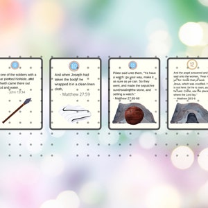 Resurrection Egg Cards Pdf Print, Bible Verse Cards, Easter Card Set ...