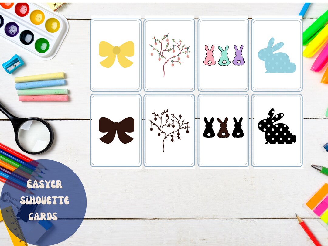 Educational Printable, Montessori Cards Pdf Printable, Easter Memory ...