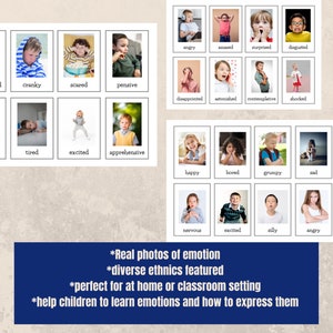 Emotion Flashcards, Flashcard Printables, All About Me Preschool ...