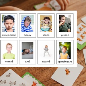 Emotion Flashcards, Flashcard Printables, All About Me Preschool ...