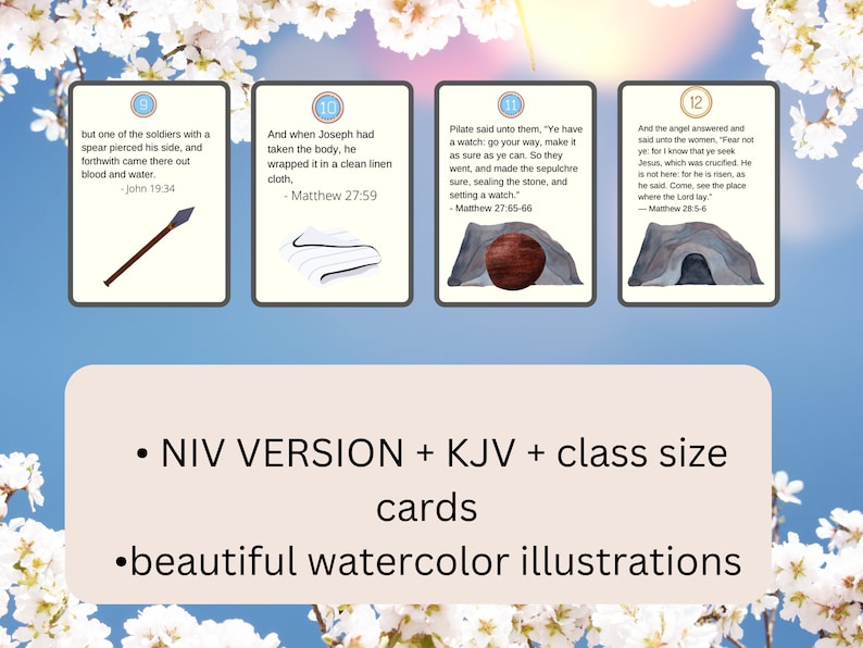 Resurrection Egg Cards Pdf Print Bible Verse Cards Easter - Etsy